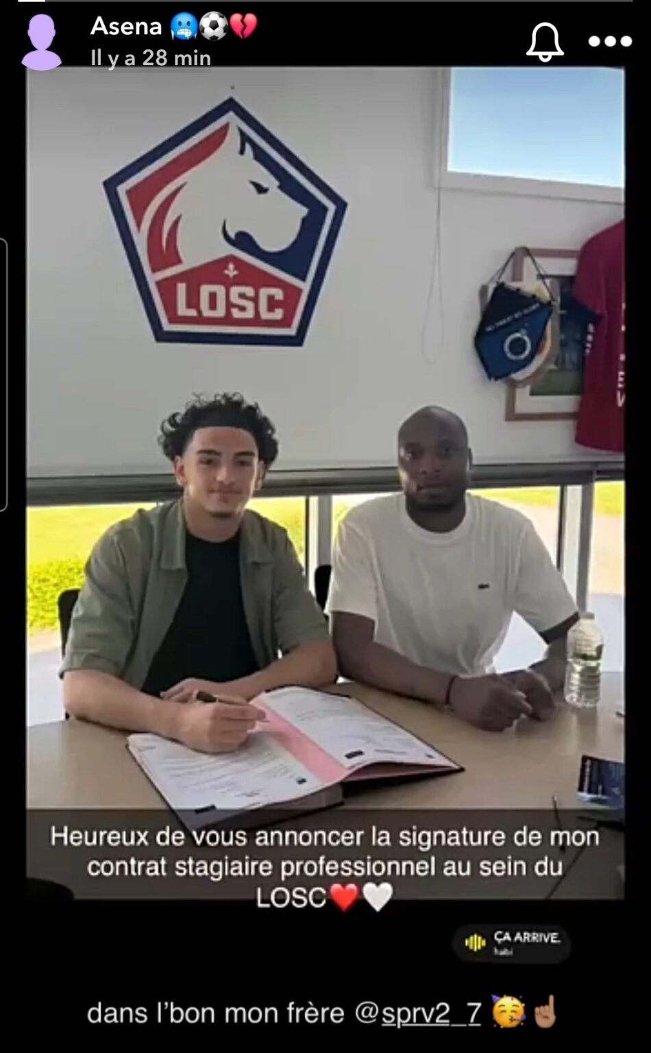 Samy Merzouk (U19) prolonge son parcours au LOSC | Le petit Lillois